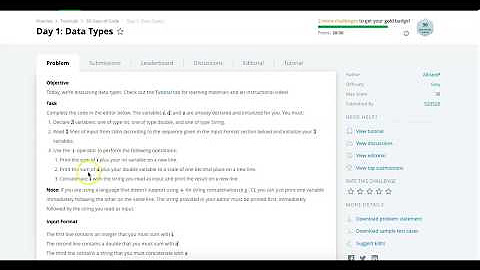 Hackerrank 30 days of code Java 8 Solution - YouTube