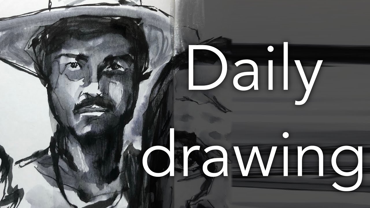 Daily Drawing Practice - 5 minute sketch - YouTube