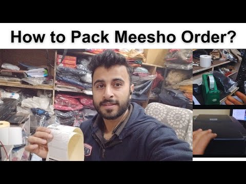 How to Pack Meesho Order? How to process meesho order? How to Print ...