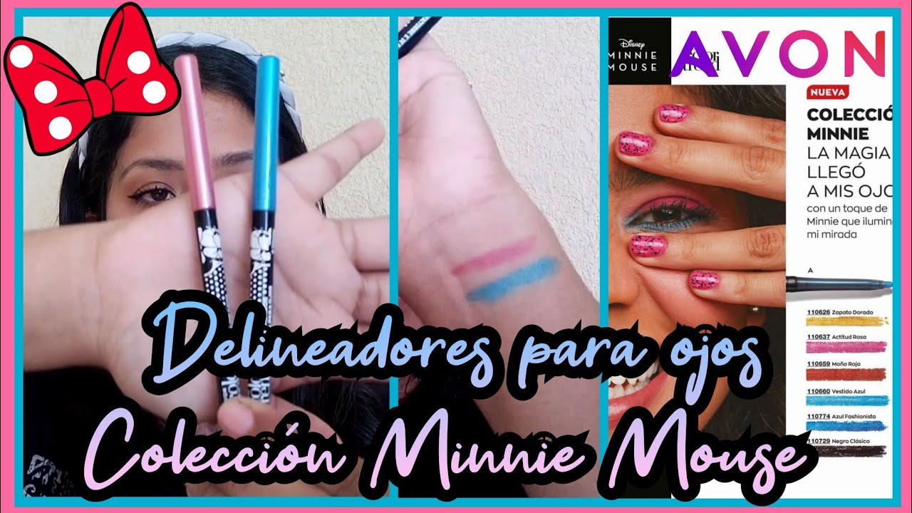 Delineadores para ojos colección Minnie Mouse - YouTube