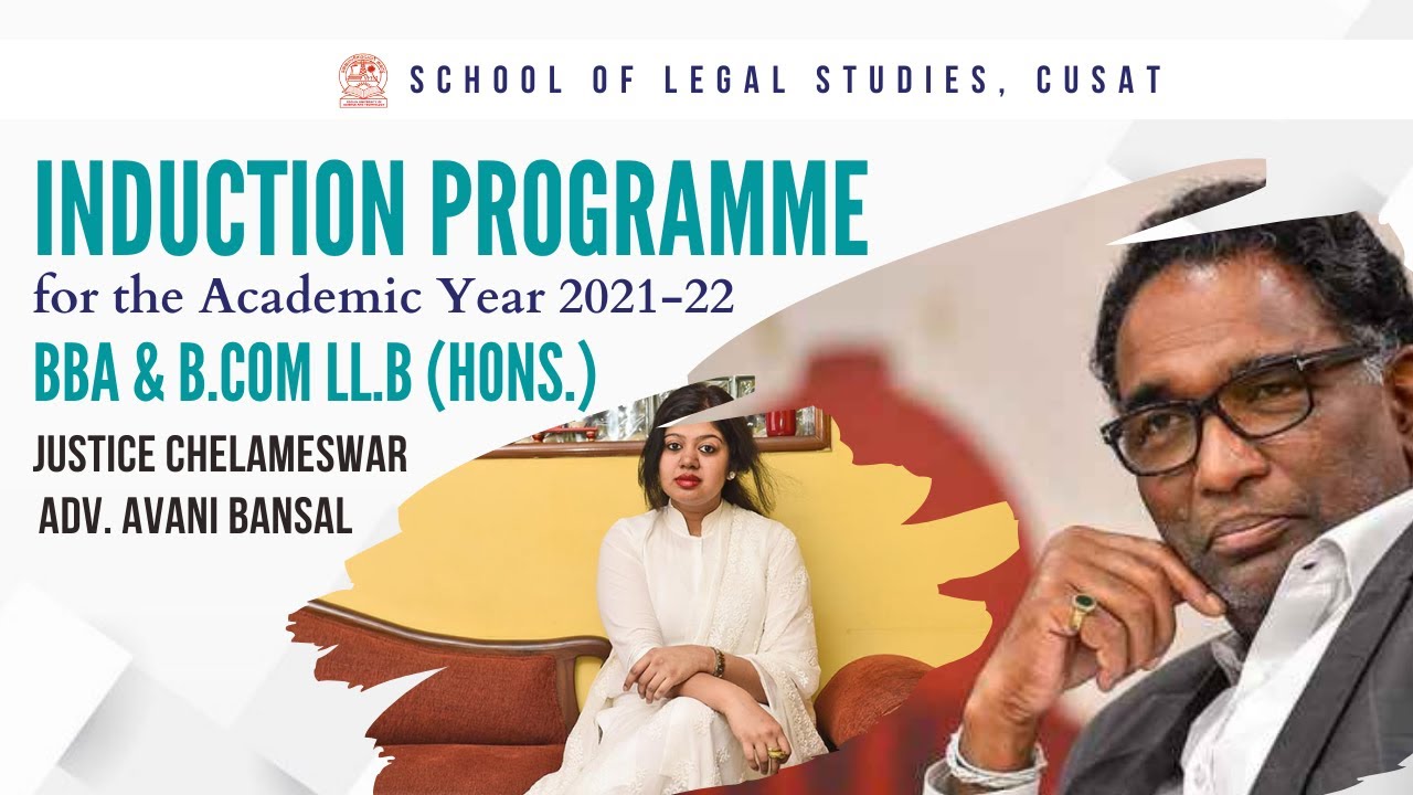 Induction Programme | SLS CUSAT | Justice (Rtd.) Chelameswar | Adv ...