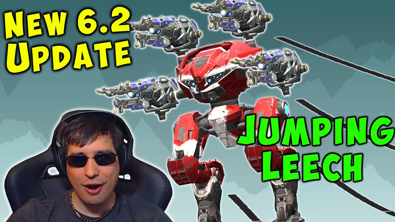 NEW 6.2 Update: Best Live Moments of JUMPING LEECH War Robots Gameplay ...