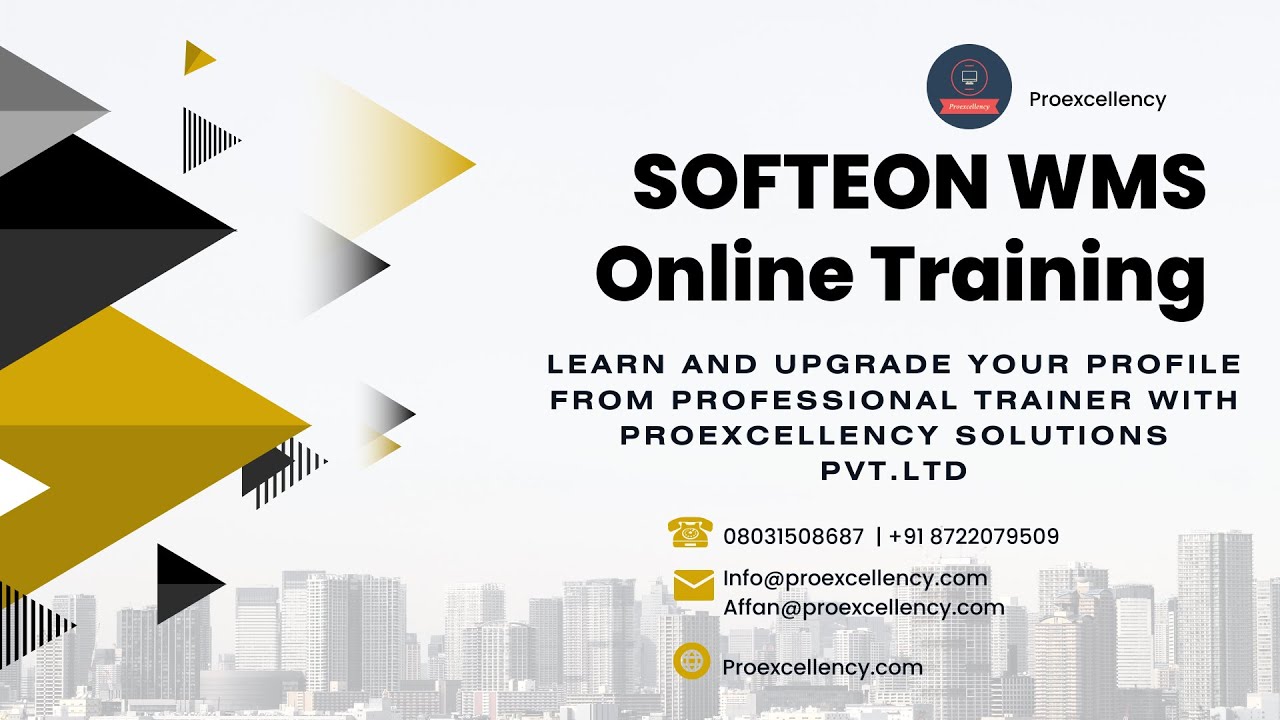 SOFTEON WMS Online Training | Learn Softeon WMS Training with top trainer - YouTube