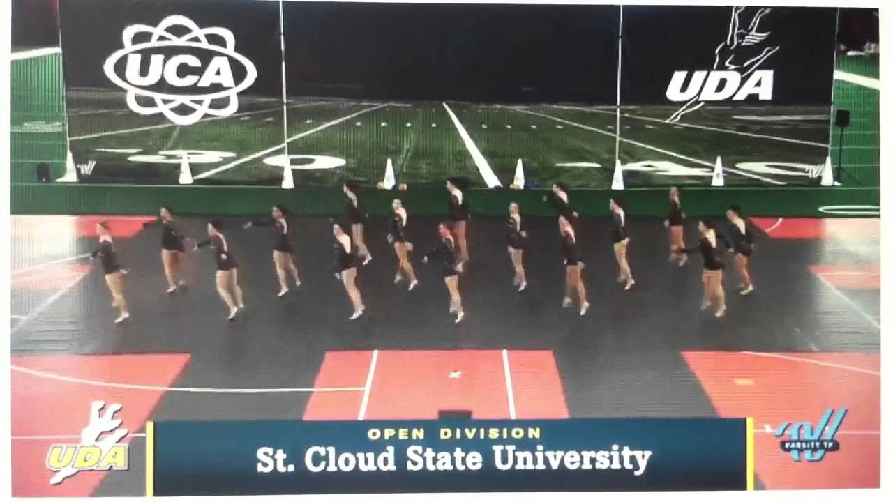 St Cloud State Dance Team camp routine 2015 - YouTube