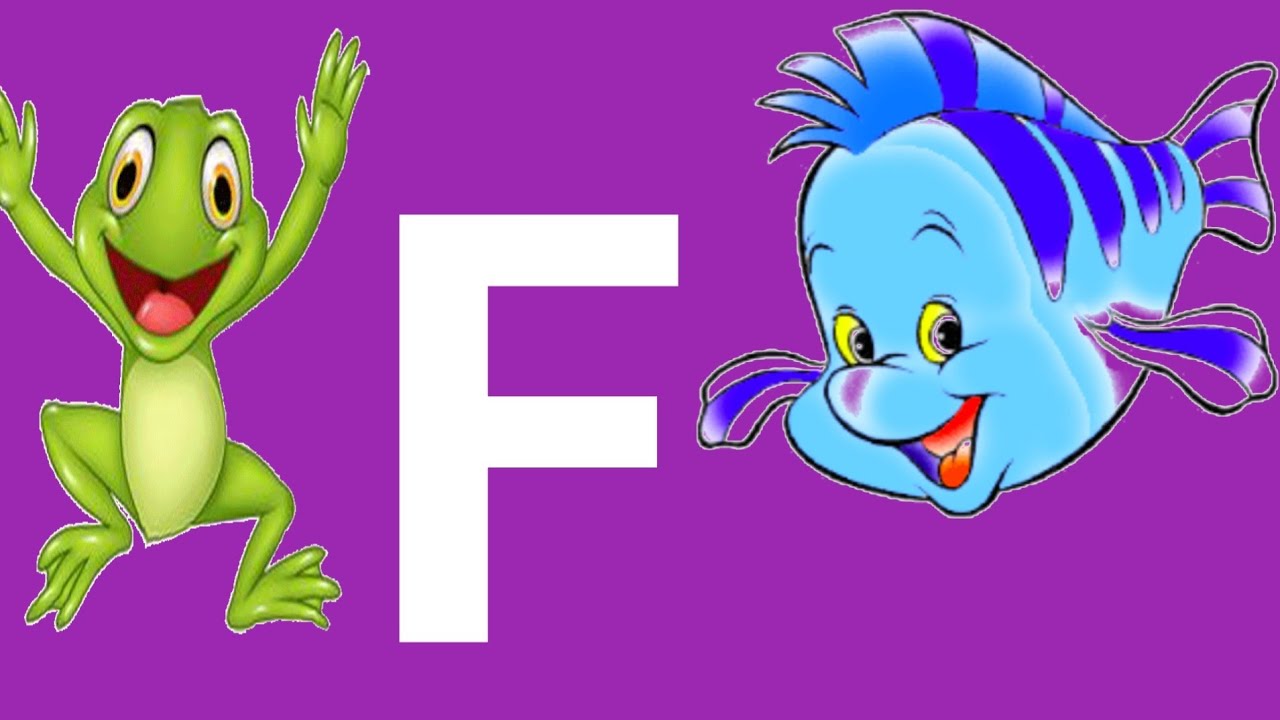Introduction of letter F - Learn the Alphabet - YouTube