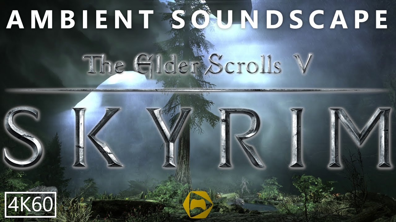 ⁴ᴷ⁶⁰ Skyrim - Ambience - Shadowgreen Cavern - Spire (Cave, Howling ...