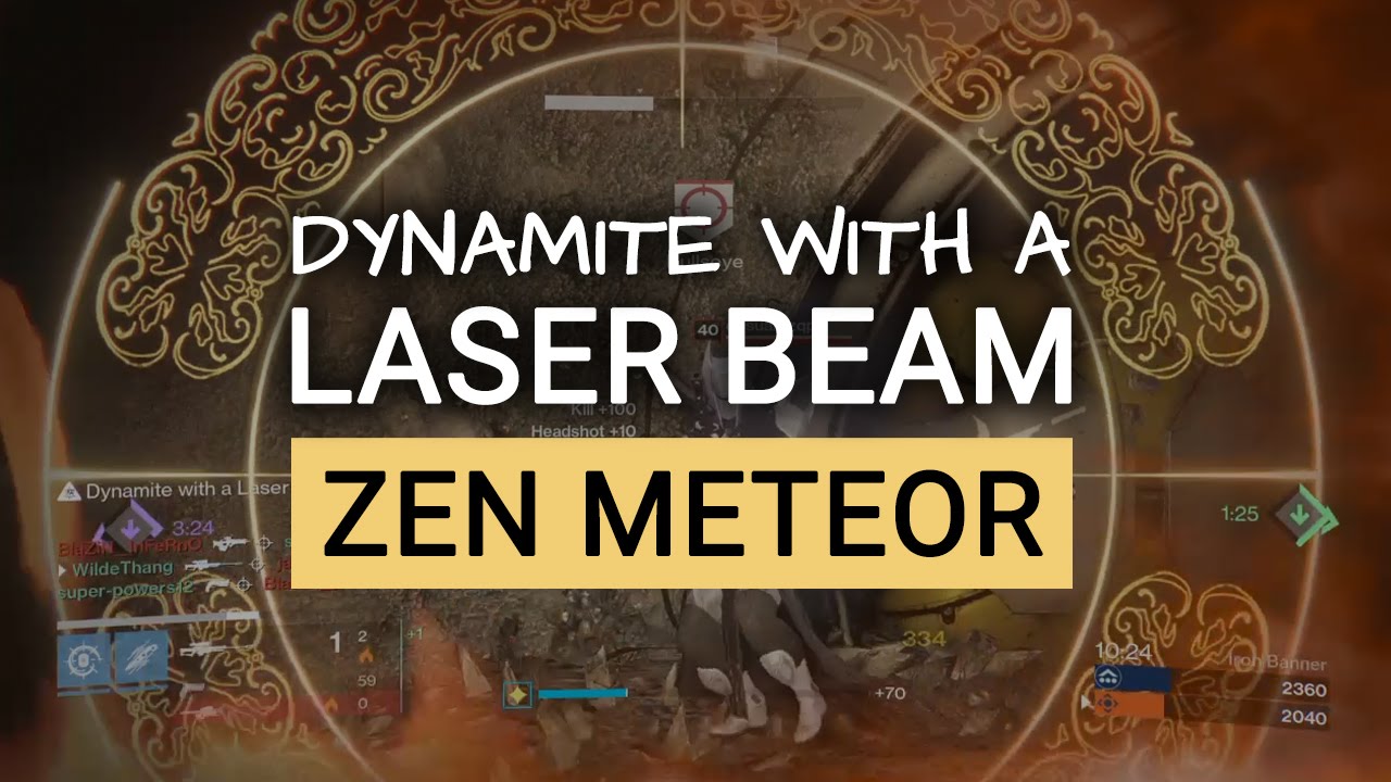 Dynamite with a Laser Beam! Zen Meteor PvP - YouTube