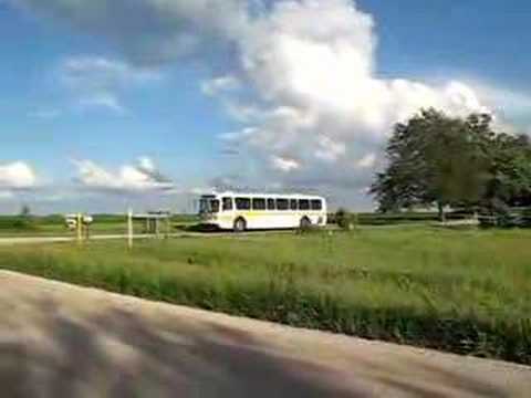 Bus Leaving the Farm - YouTube