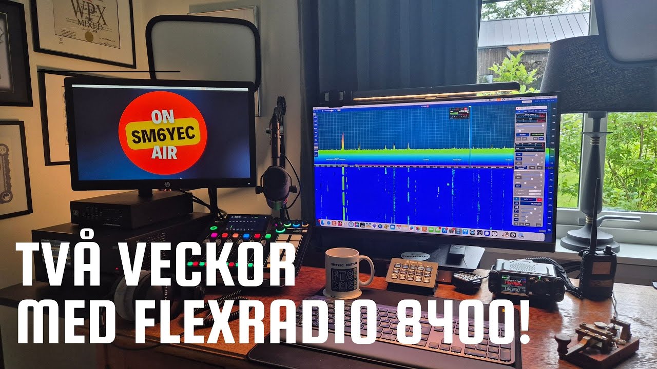 FlexRadio 8400: Mina intryck efter två veckor – Två kliv in i framtiden ...