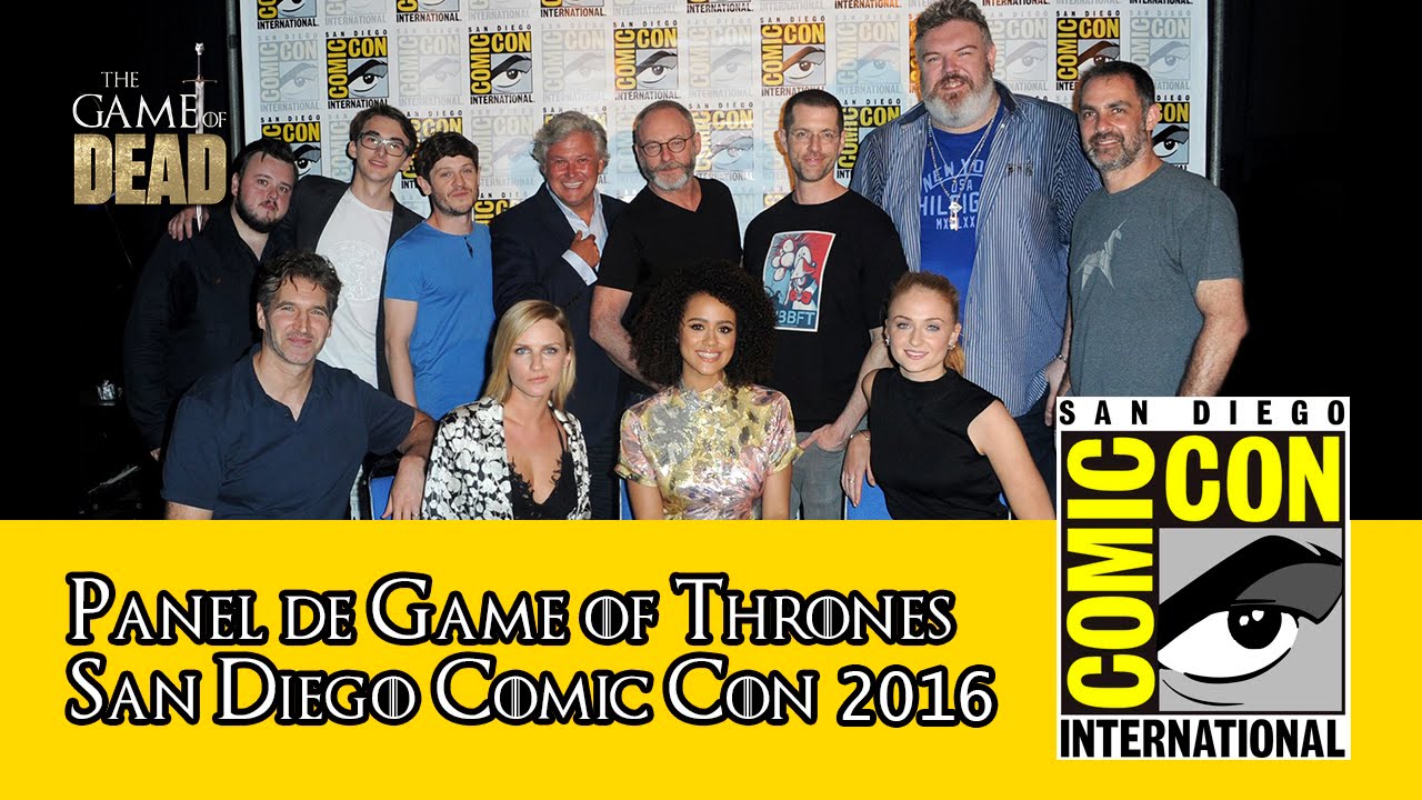 Game of Thrones | Panel Comic Con 2016 (Subtitulado) - YouTube