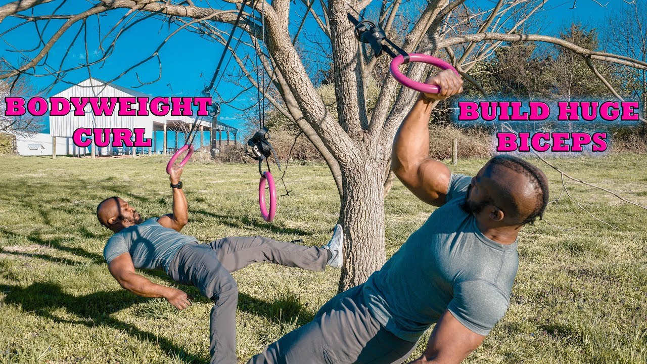 HOW TO "BODYWEIGHT CURL" | HOME WORKOUT BICEP EXERCISE - YouTube