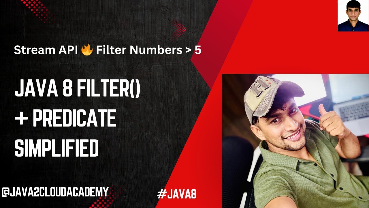 37. Learn how to filter data using Java Streams | Predicate Functional Interface - YouTube