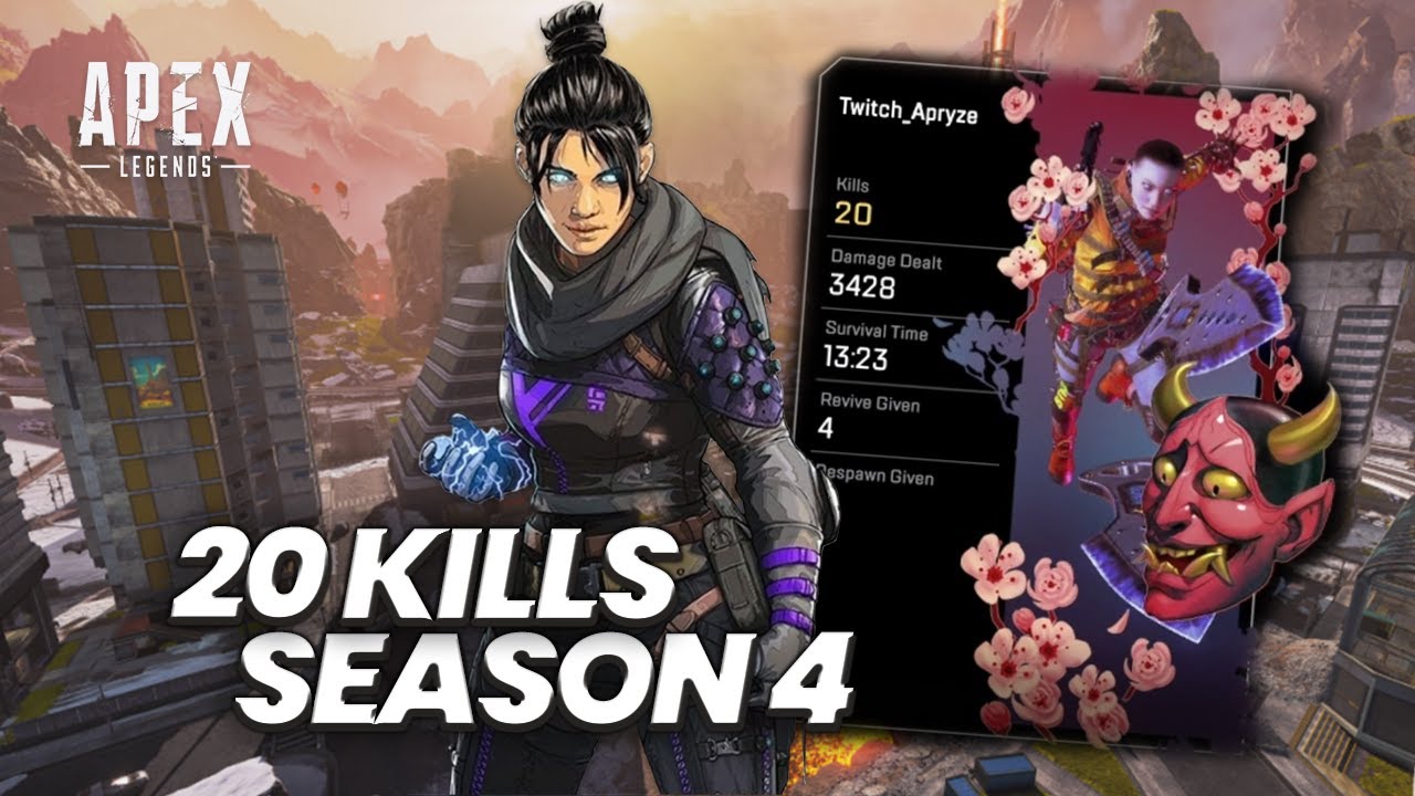 SOLO PUBS SEASON 4 20 BOMB | #1 TOTAL KILLS APEX LEGENDS PC | Apryze ...