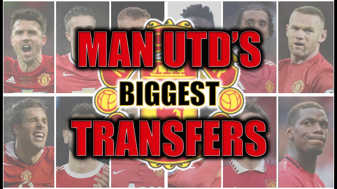 Biggest Transfers in Manchester United's History 🔴⚪⚫ - YouTube