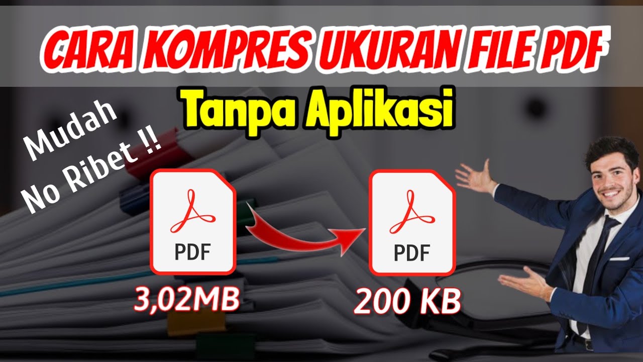 Cara Memperkecil Ukuran File Pdf | Mudah No Ribet - YouTube