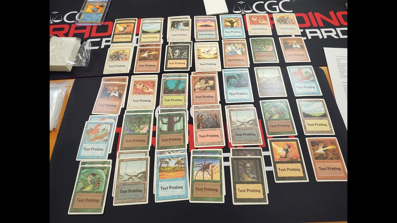 Original Magic Artwork & Opening a Sealed Deck of MTG Test Prints ...