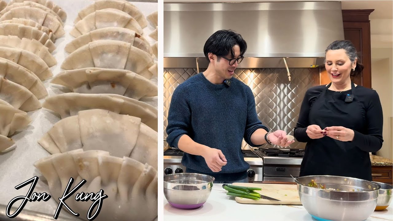 I Made Dumplings with Michigan Governor Whitmer | JON KUNG - YouTube