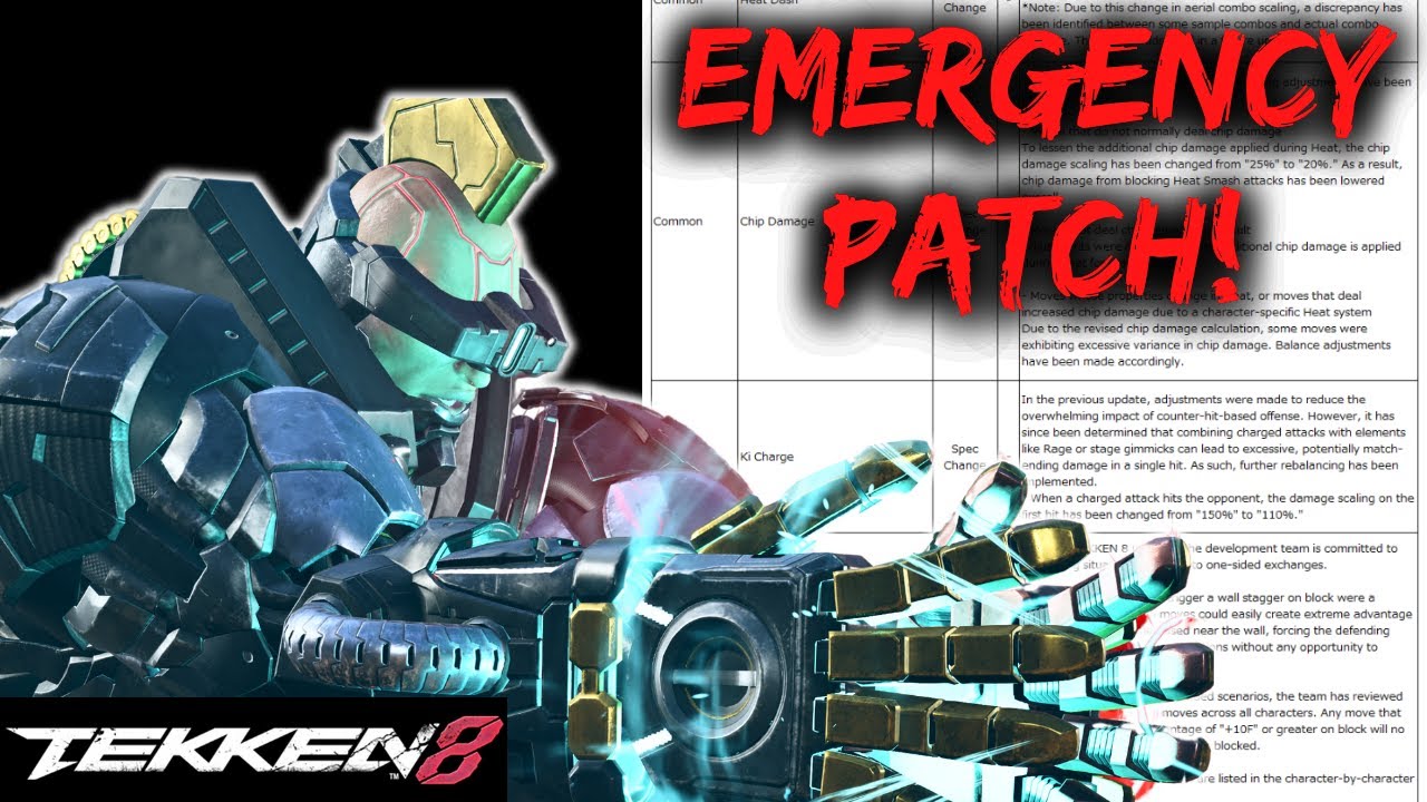 Can This SEASON 2 EMERGENCY PATCH Save TEKKEN 8? Patch Notes (V2.00.02 ...