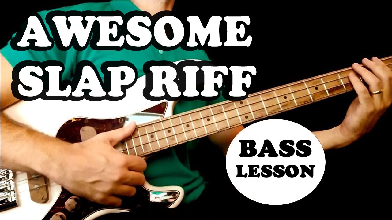 LEARN AN AMAZING SLAP BASS RIFF in 3 Min /// Slap Bass Lesson - YouTube