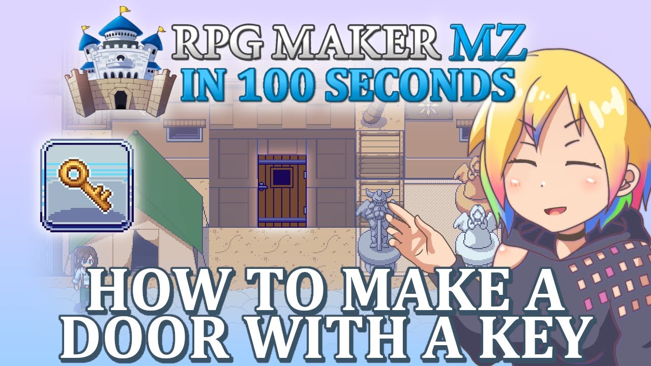 How to Make a Door with a Key // RPG Maker MZ In 100 Seconds - YouTube