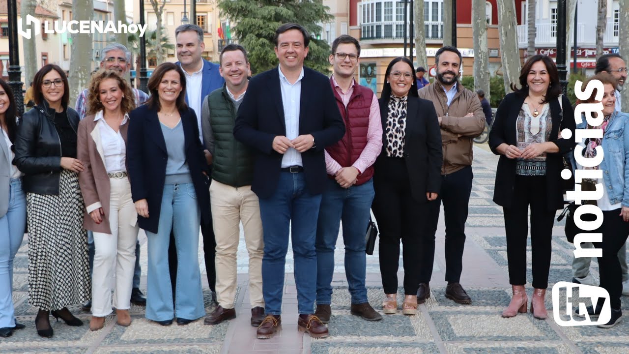 VÍDEO: Presentación de la lista del PP de Lucena a las próximas ...