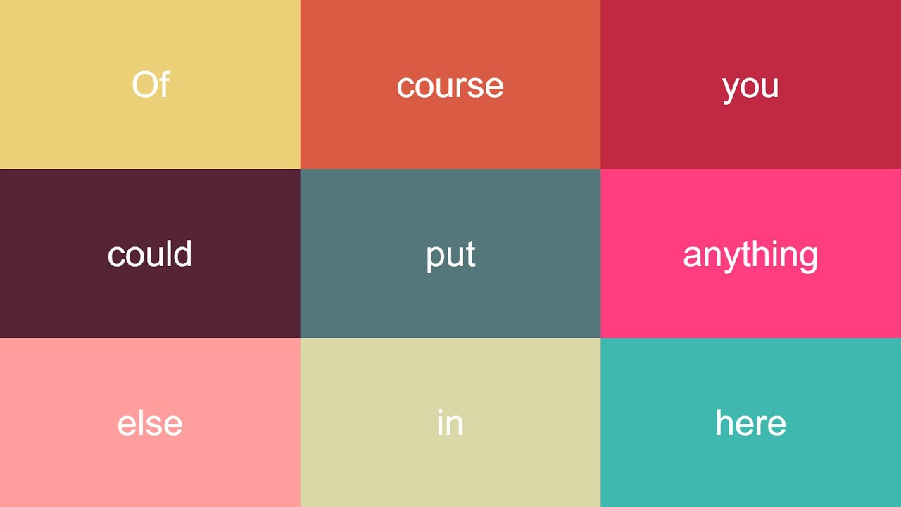 Full Screen Tiles – Pure CSS | 2021 - YouTube