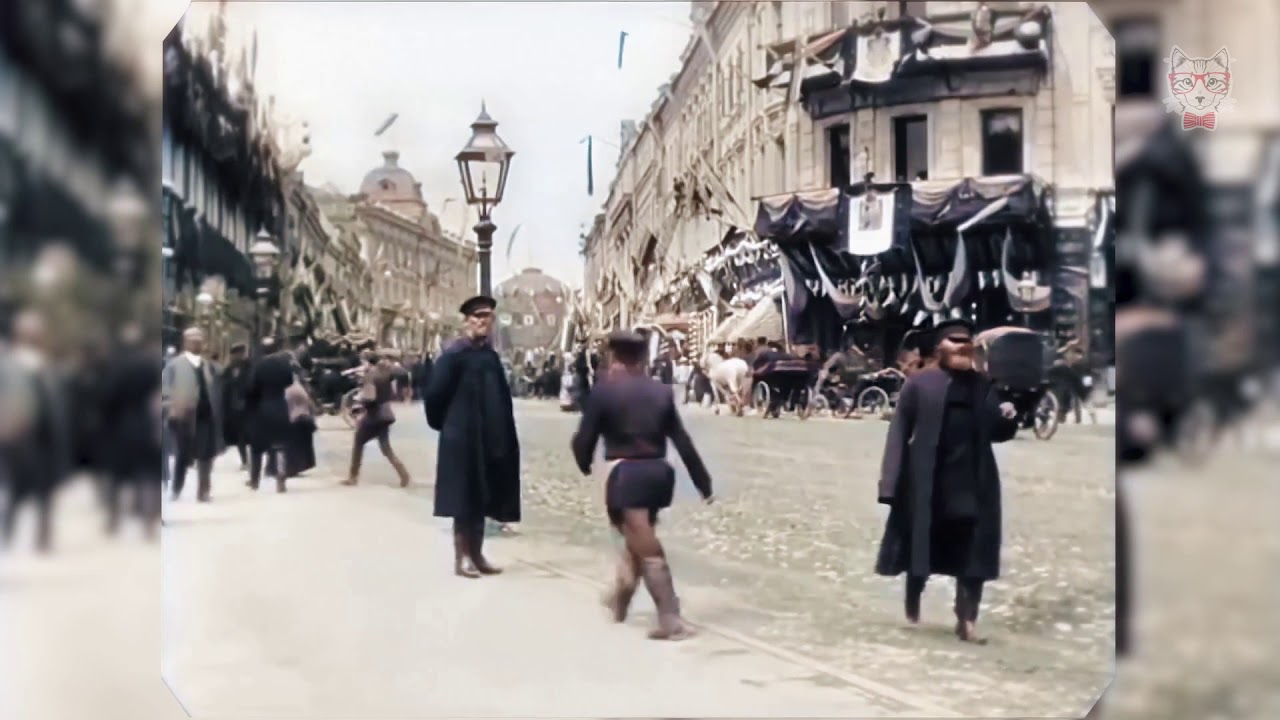 Moscow in 1896 - Russia (Colorized, HD) - YouTube