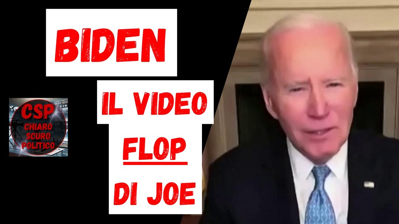 IMBARAZZANTE SCIVOLONE DI JOE BIDEN / IL VIDEO DELLA DISCORDIA CON LA ...