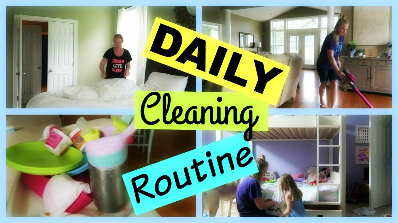 DAILY CLEANING ROUTINE | SPEED CLEAN WITH ME - YouTube