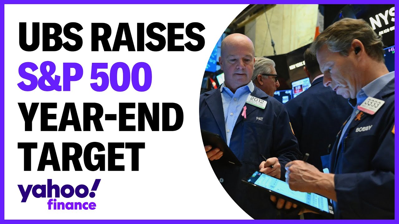 UBS raises S&P 500 target to 5,150 citing robust earnings and falling ...