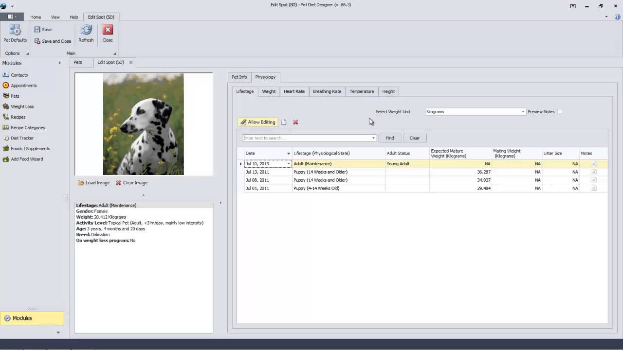 How to Work with Metric in the Pets Module - YouTube