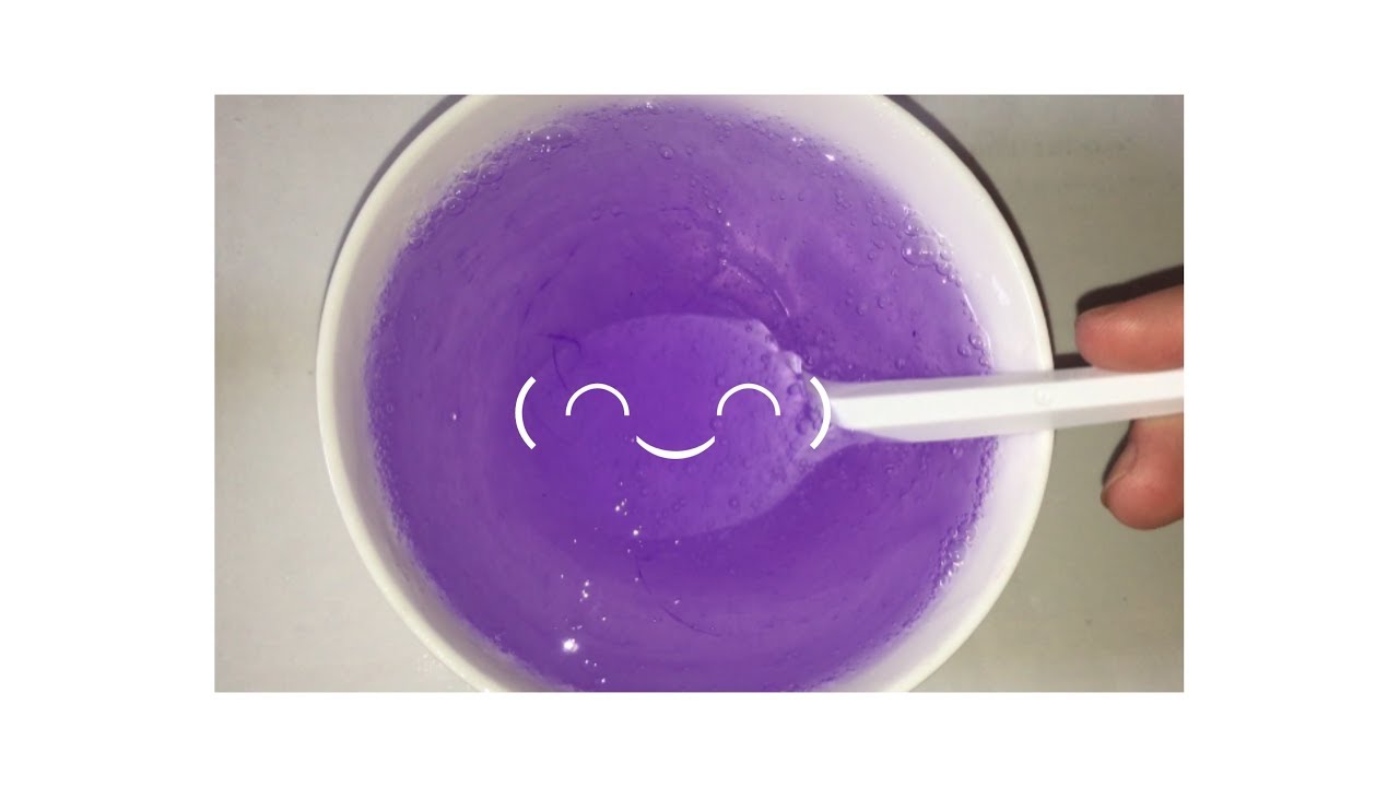 🍇 How to make clear slime/ Grape Slime/ Slime trong suốt/ Slime nho🍇 ...