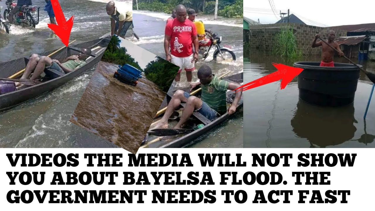 Bayelsa flood: | Communities Submerged By Flood in Bayelsa| River State ...