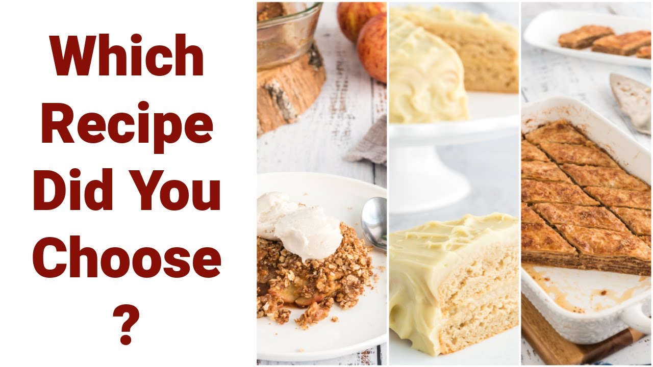 🙌 Which recipe did you choose? - YouTube