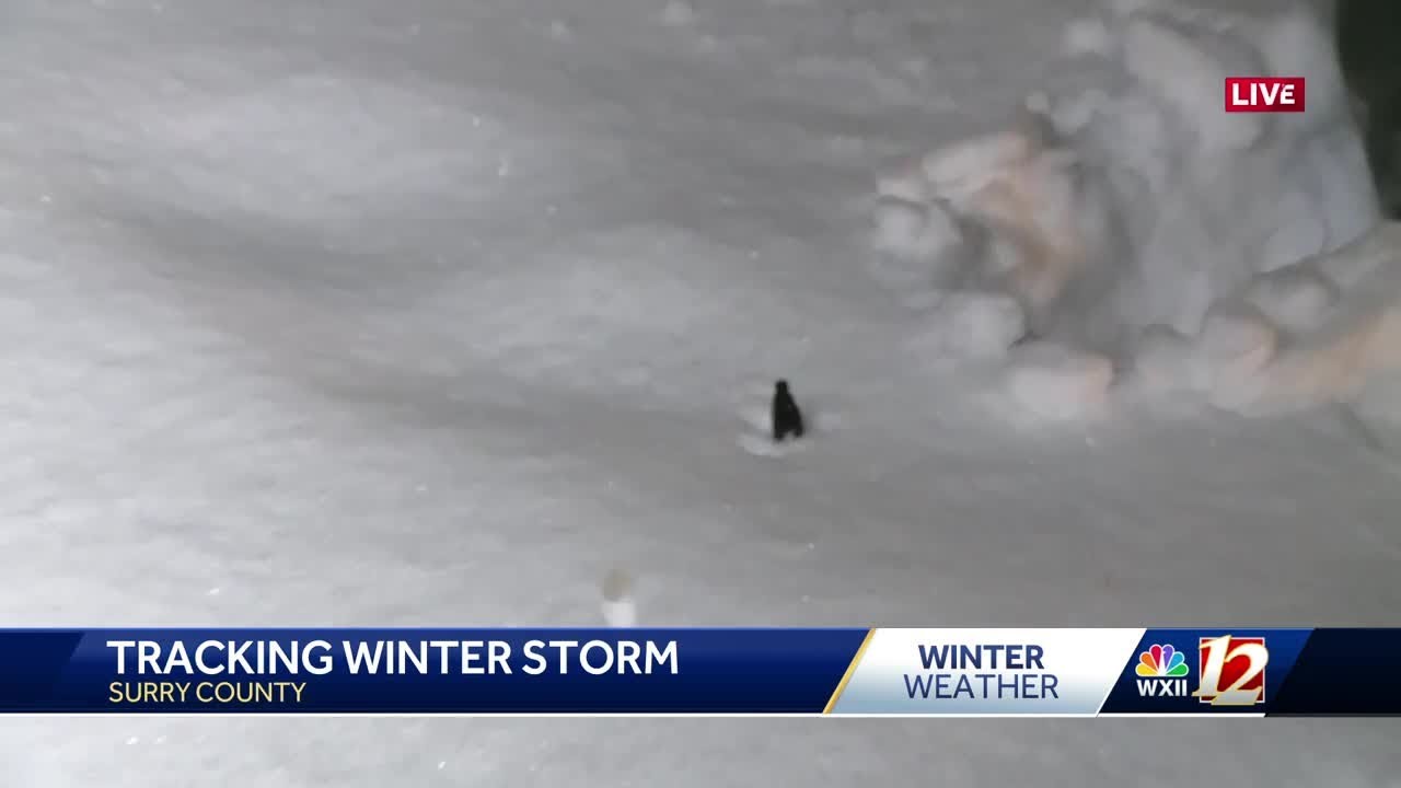 WXII's Kelly Kendall gives update on road condition from Mount Airy ...