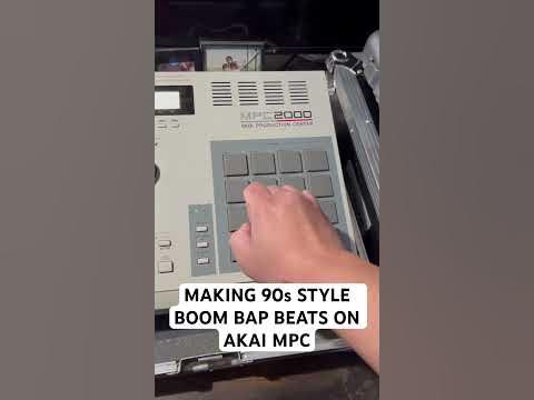 Making boom bap beat on Akai MPC 2000 - YouTube