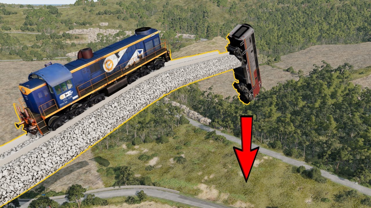 🔴Train Accidents Compilation #18 | BeamNG.drive - YouTube