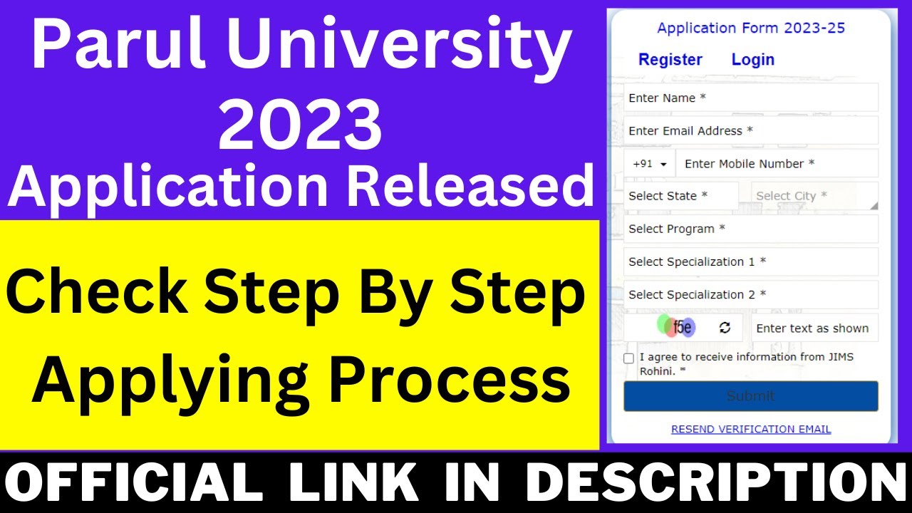 Parul University 2023 Application Form Released How To Fill Parul parul-university-2023-application-form-released-how-to-fill-parul
