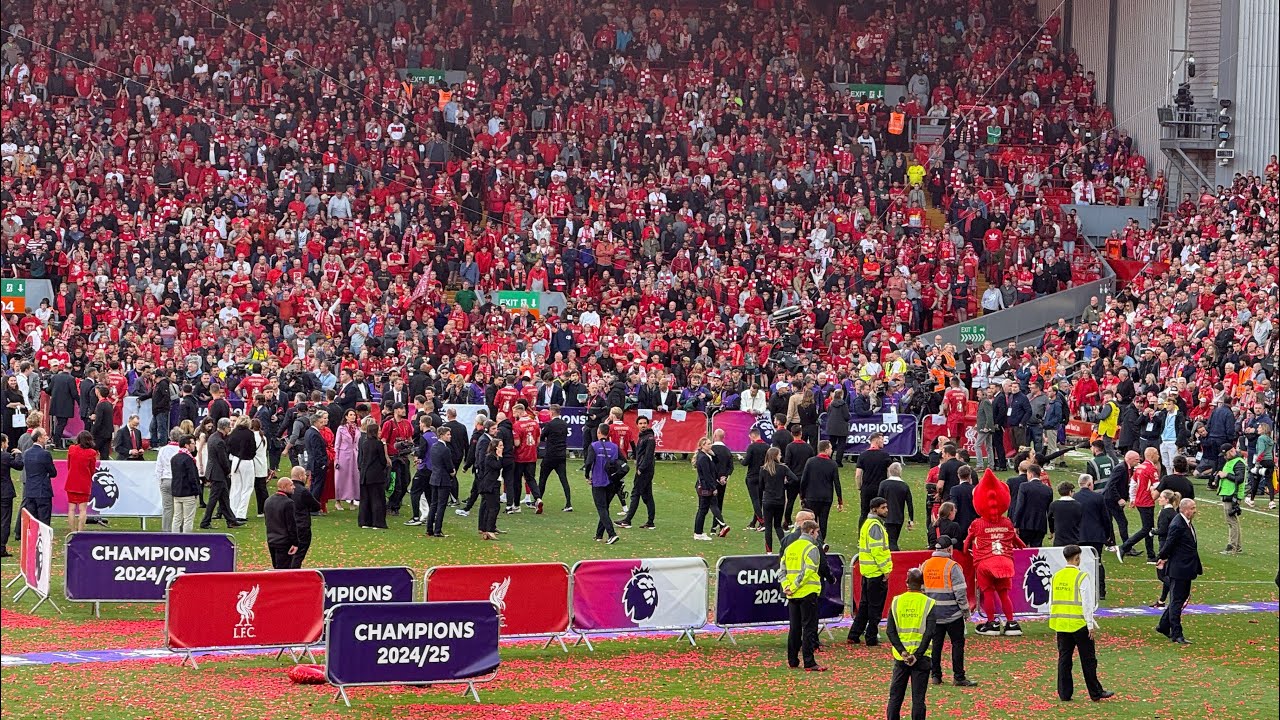 Liverpool Fans Singing ‘You’ll Never Walk Alone’ After 20th EPL Win! ️🔥 ...