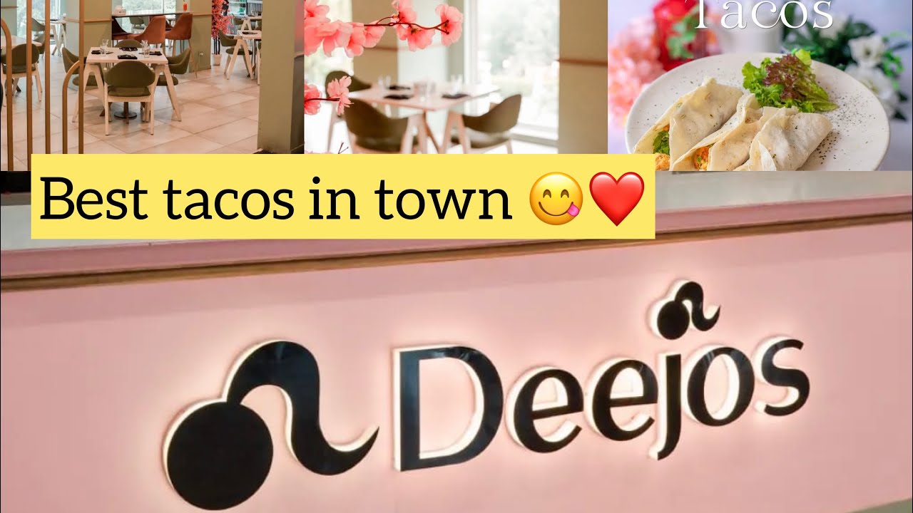 Best tacos | deejos cafe | best tacos in town | food vlog | food review ...