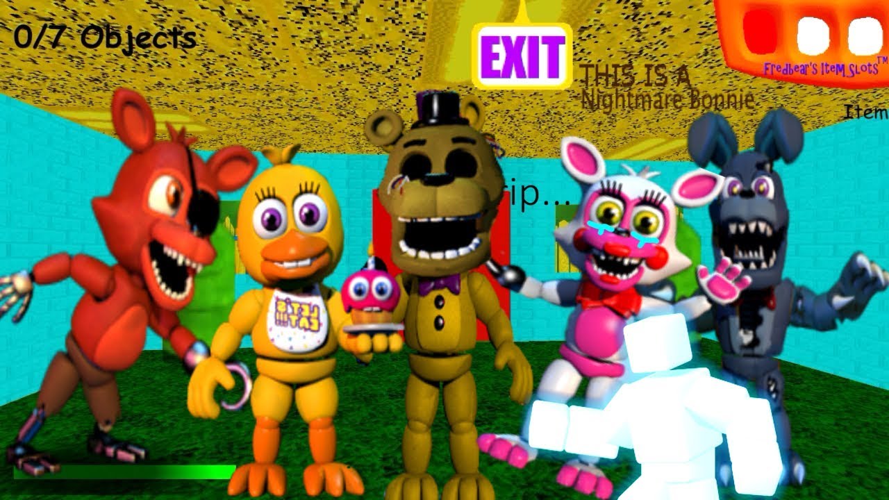 Baldi's Basics - FNaF World Edition (CUTE) - YouTube