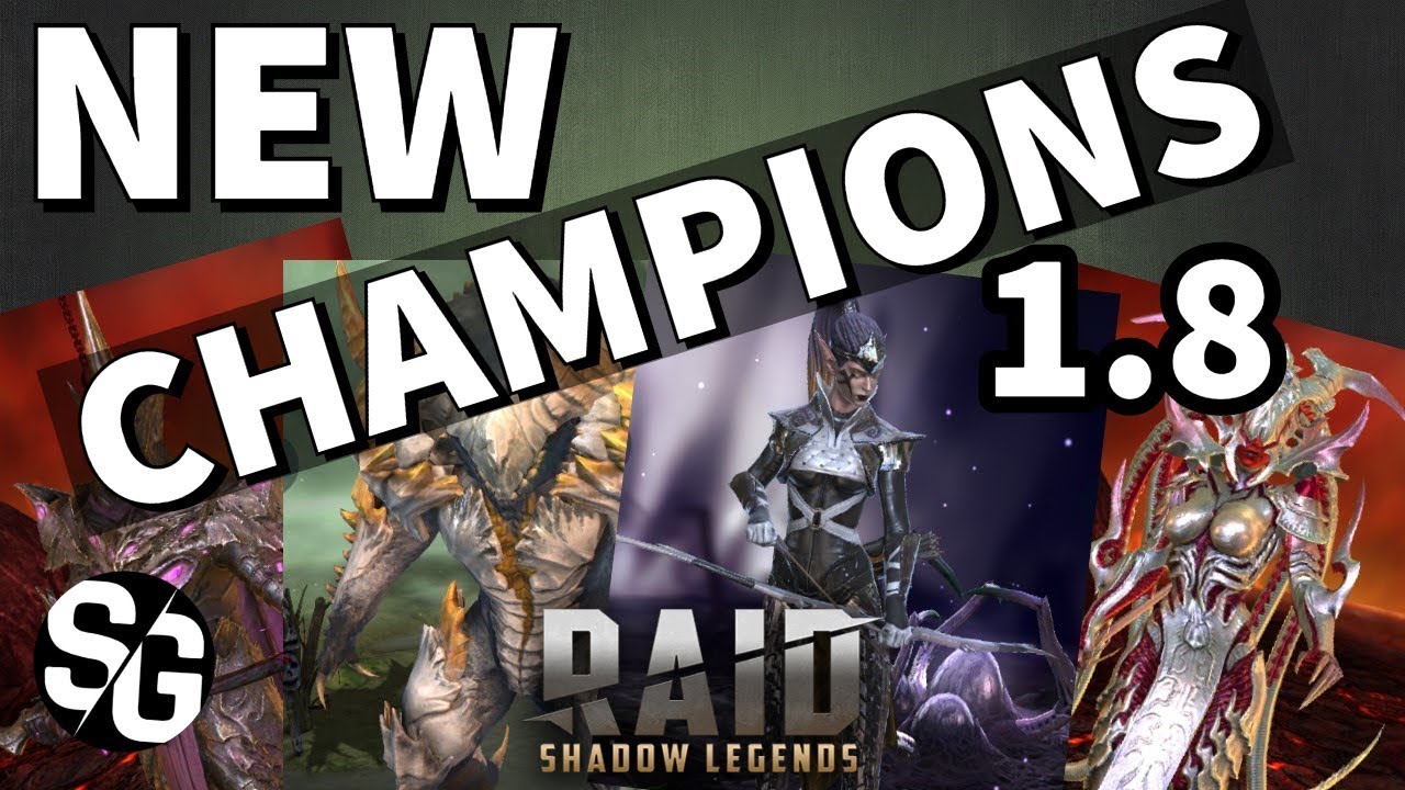 [RAID SHADOW LEGENDS] NEW CHAMPIONS IN 1.8 - YouTube