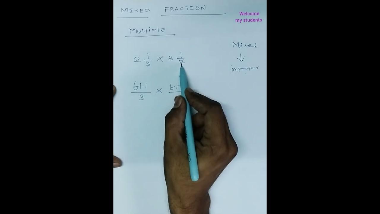 Simplify Mixed Fraction Rules Multiple - YouTube