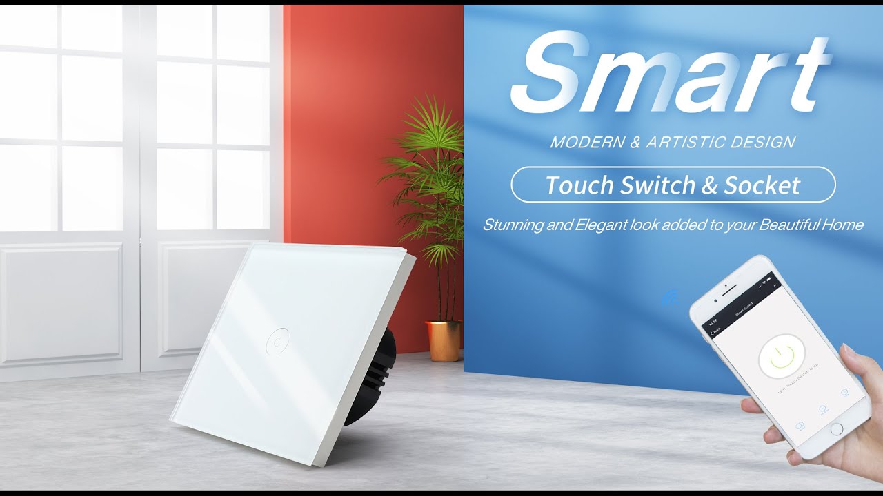 How to install and connect 1 gang 1 way wifi switch - YouTube