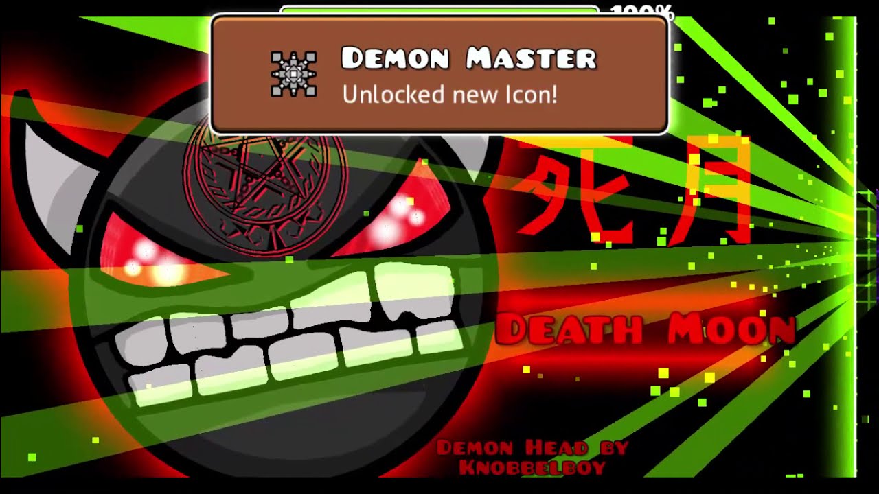 Geometry Dash - Death Moon (Easy Demon) #15 - YouTube