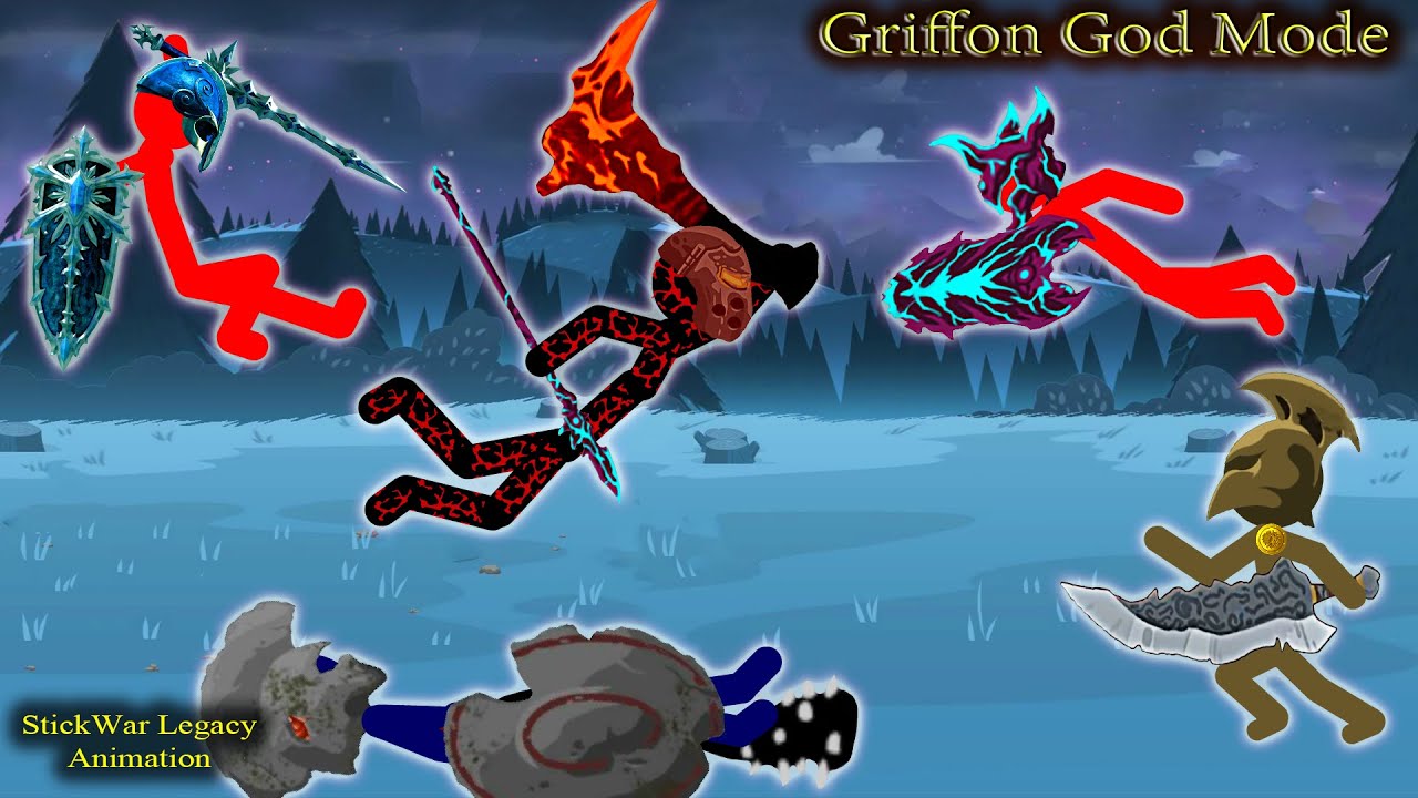 Griffon Goes GOD MODE Mega Fight With Stone Giant and Vamp Spearton ...