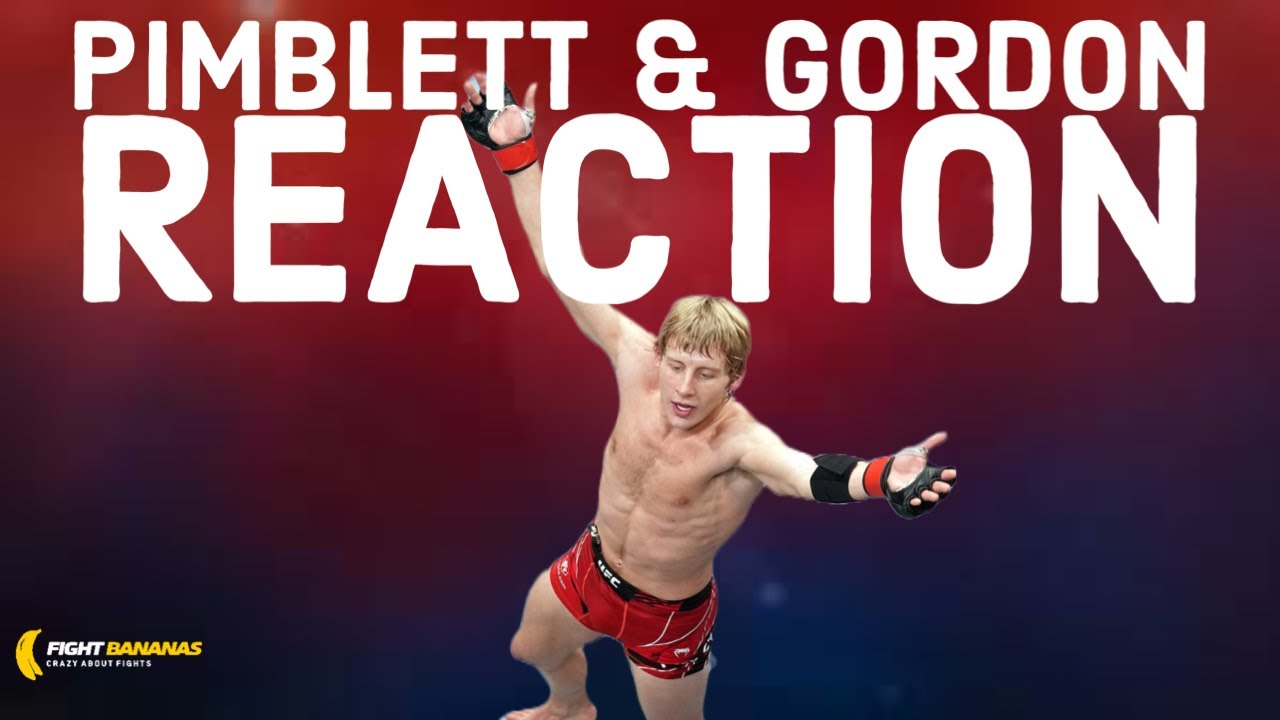Paddy Pimblett & Jared Gordon Re Action from UFC 282 - YouTube