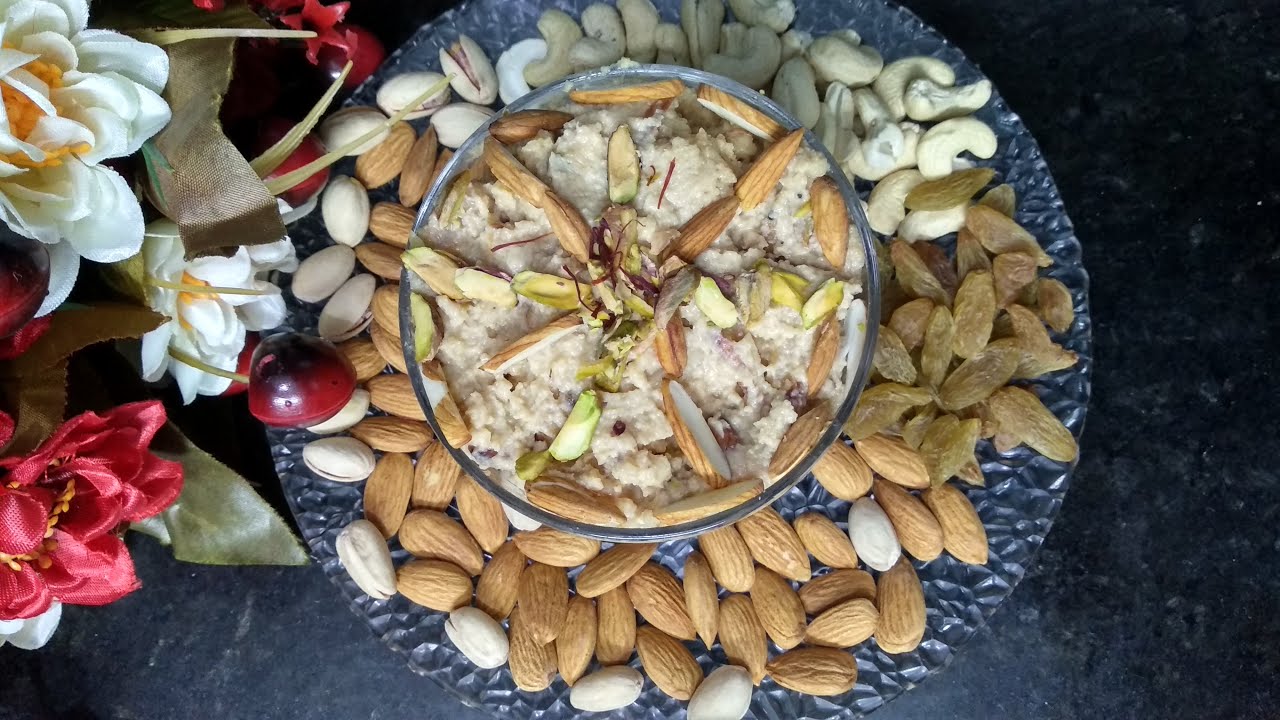 how to make rabadi | pista rabadi recipe - YouTube