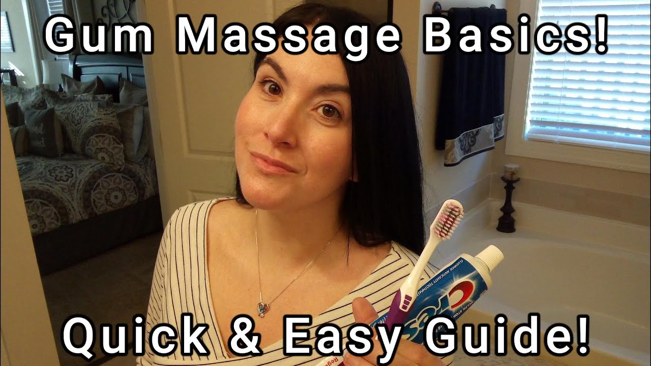 QUICK & Easy Gum Massage Tips to Help With Gum Recession! - YouTube