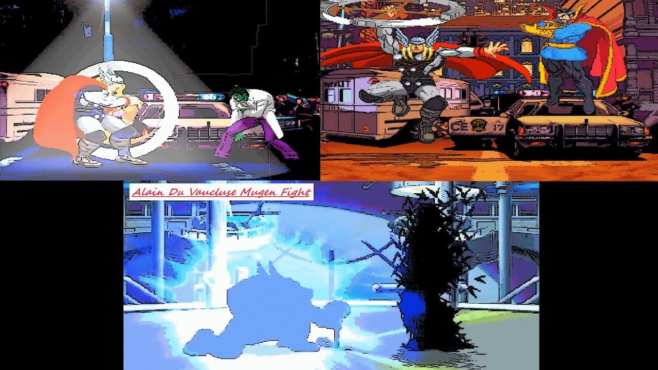 Mugen : Thor Ragnarok : 3 Battles - YouTube